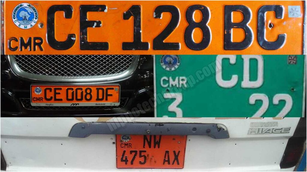Vehicle Registration Plates in Cameroon and Their Meanings - Hippotech ...
